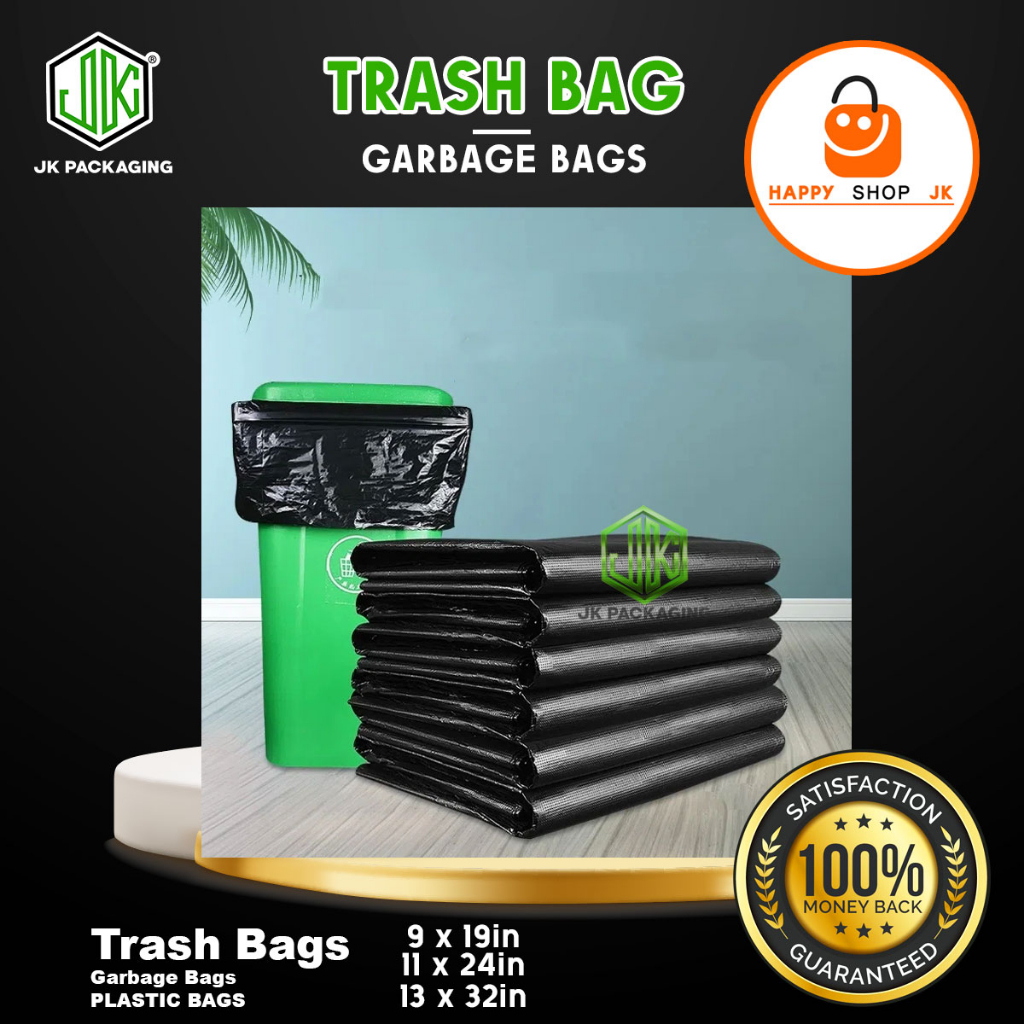 [ 100 PCS. ] Garbage Bag 100 pcs (Small , Medium, Large) | Shopee ...