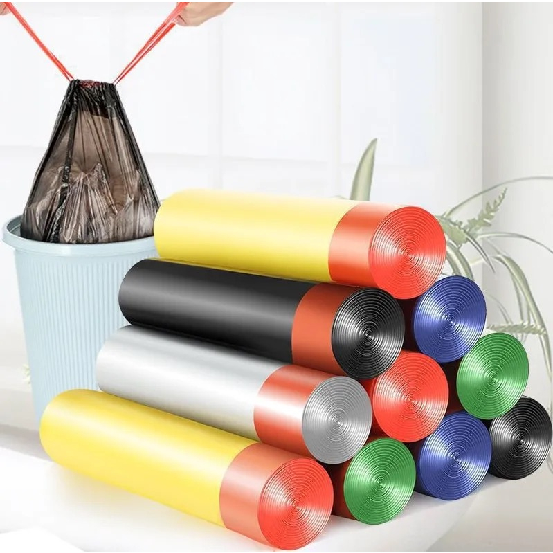 Roll Trash Bags Portable Kitchen Home Garbage Bags Household With ...