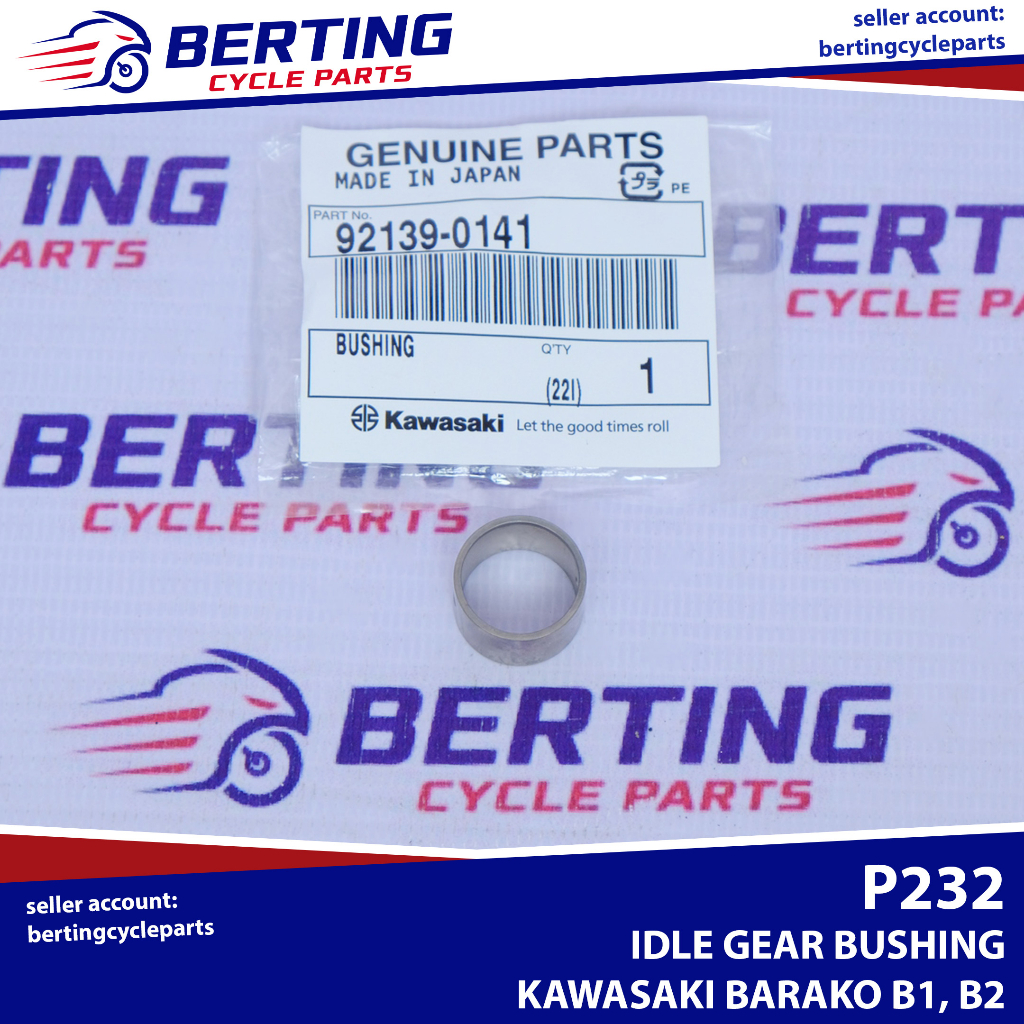 IDLE GEAR BUSHING Kawasaki Barako B1 B2 Genuine 92139-0141 | Shopee Philippines