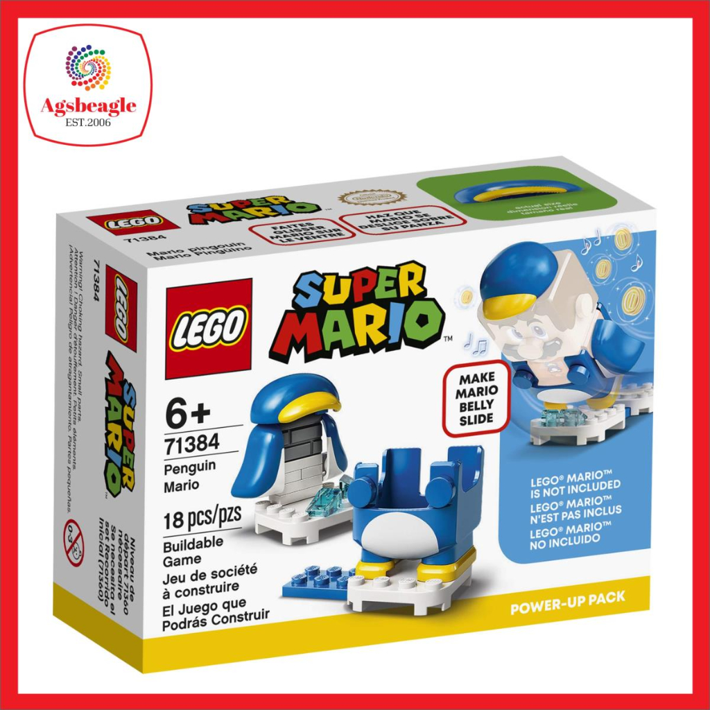 Lego Super Mario 71384 Penguin Mario Power Pack Up (2021) | Shopee ...