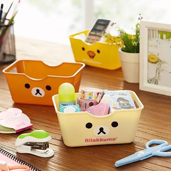 Mini Cute cartoon Desktop storage box | Shopee Philippines
