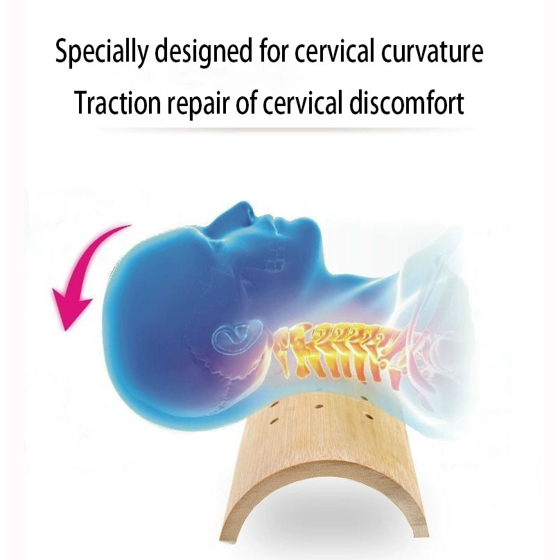 Pillows Bamboo Pillow Improves Cervical Spine/Correction Traction ...
