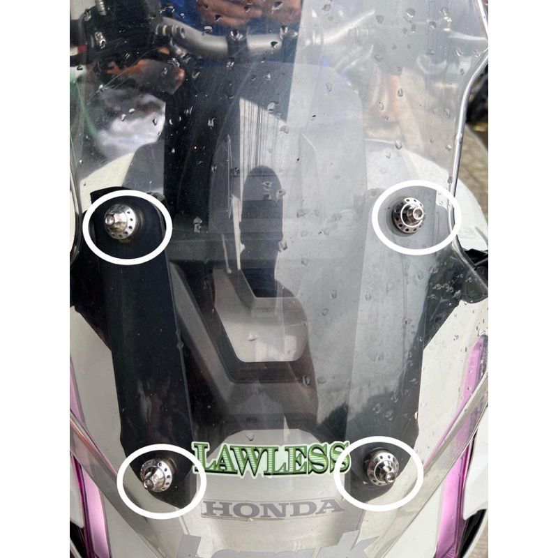 HENG Visor Bolt / Windshield Bolt For ADV 150 & 160 CNC | Shopee ...