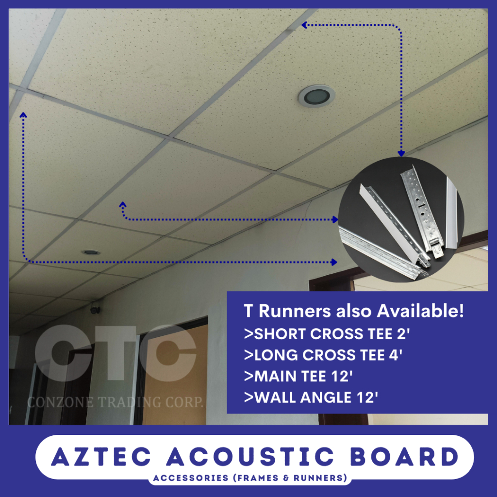 Aztec Acoustic Board - 60cm x 120cm (Fine Fissured) - Ceiling Board ...