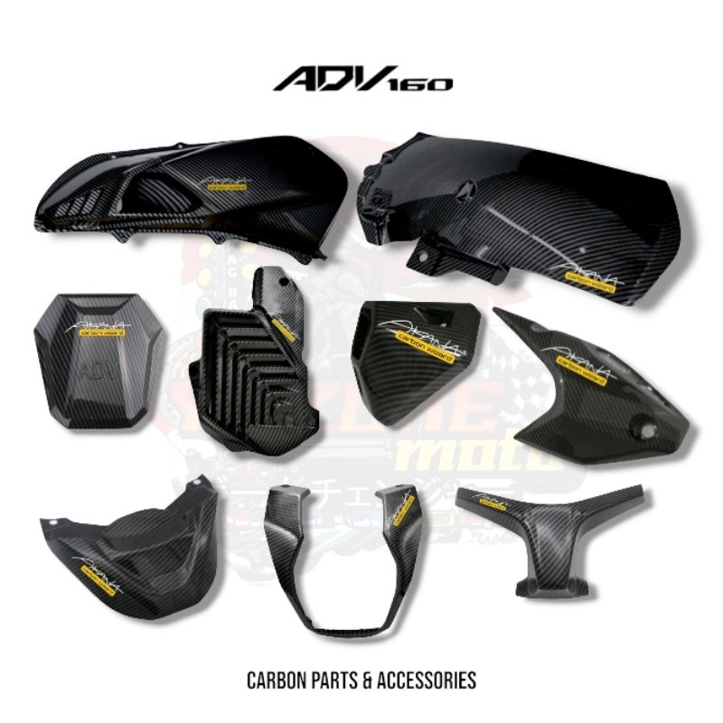 ADV 160 muffler tip, muffler cover, tire hugger, front nose, beak ...