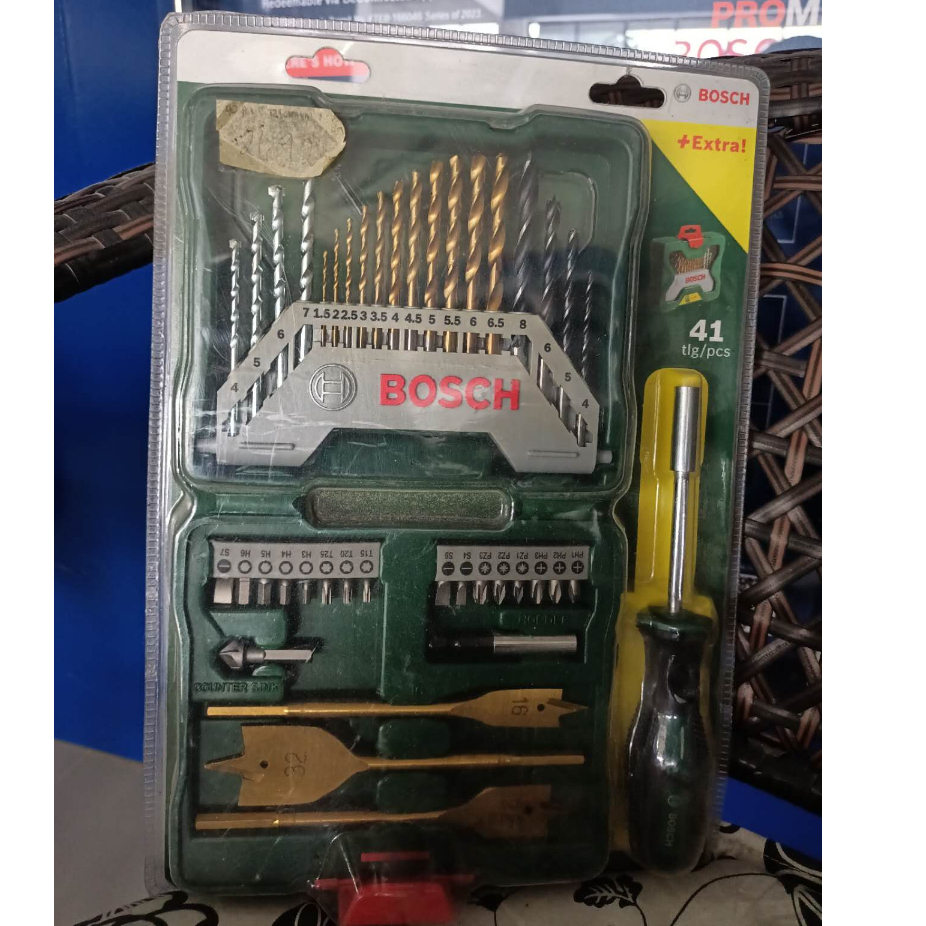 BOSCH 40 PCS TITANIUM X-LINE SET+HS (2607017334) | Shopee Philippines