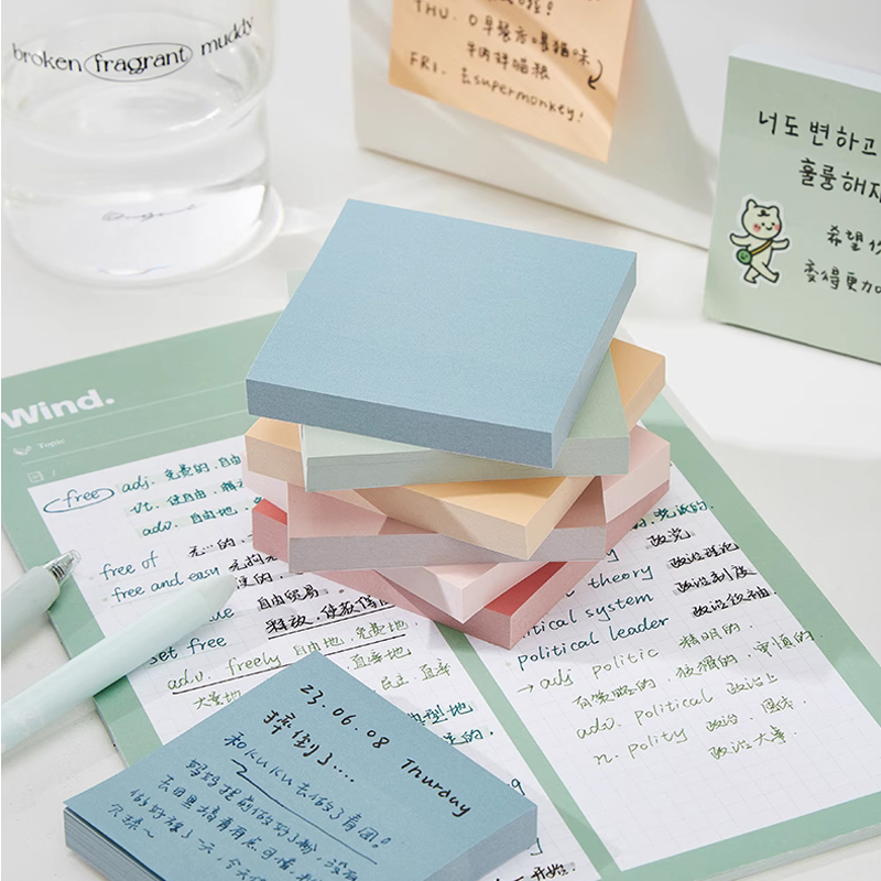 Stationery stickers School Sticky Notes memo pad Convenient used memo ...