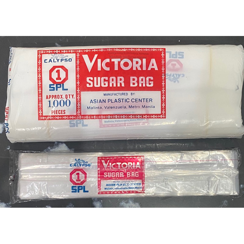 Victoria # 1 Sugar plastic bag for 1/2 kilo 100pcs | Shopee Philippines