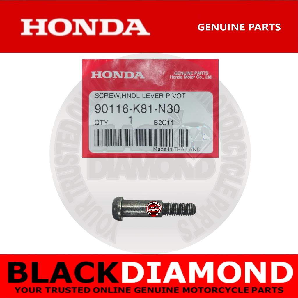JOEY - ORIGINAL HONDA CLICK 125i/150i V2 GC | SCREW HANDLE LEVER PIVOT ...