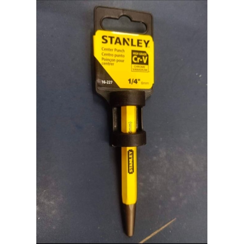 Stanley steel center punch forged tempered steel 16-227 1/4x4" | Shopee ...