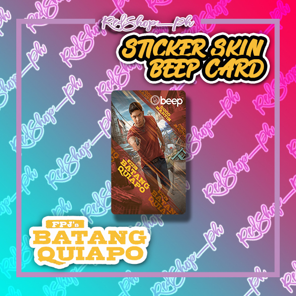 Batang Quiapo Coco Martin Custom BEEP Skin it Stickers ONLY | Shopee ...