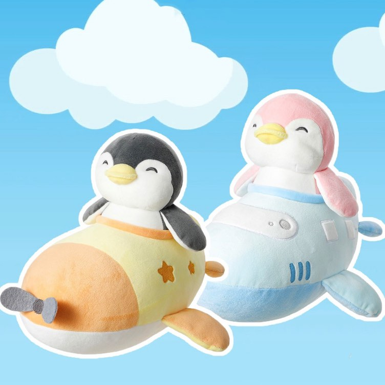 Penguin Airplane Plush Toy Stuffed Toys 30CM by Miniso | Shopee Philippines