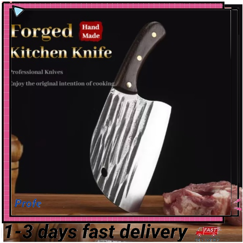 CB.PH Traditional Handmade Forged Kitchen Knife Hammer Stainless Steel ...