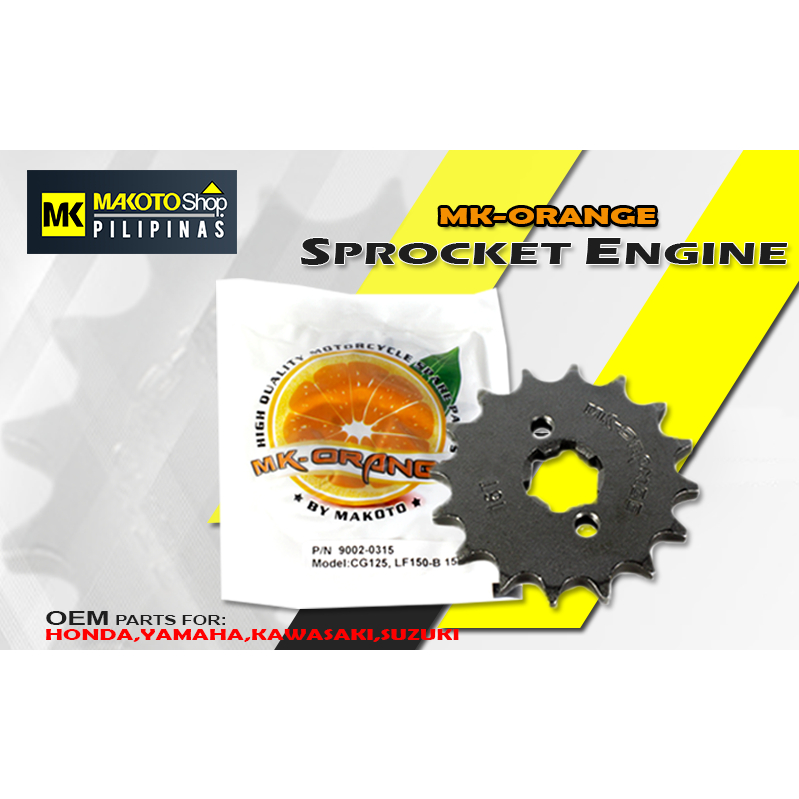 Makoto Engine Sprocket (428) for STX-125 / Vega / FZ-16 / Sniper / YTX ...