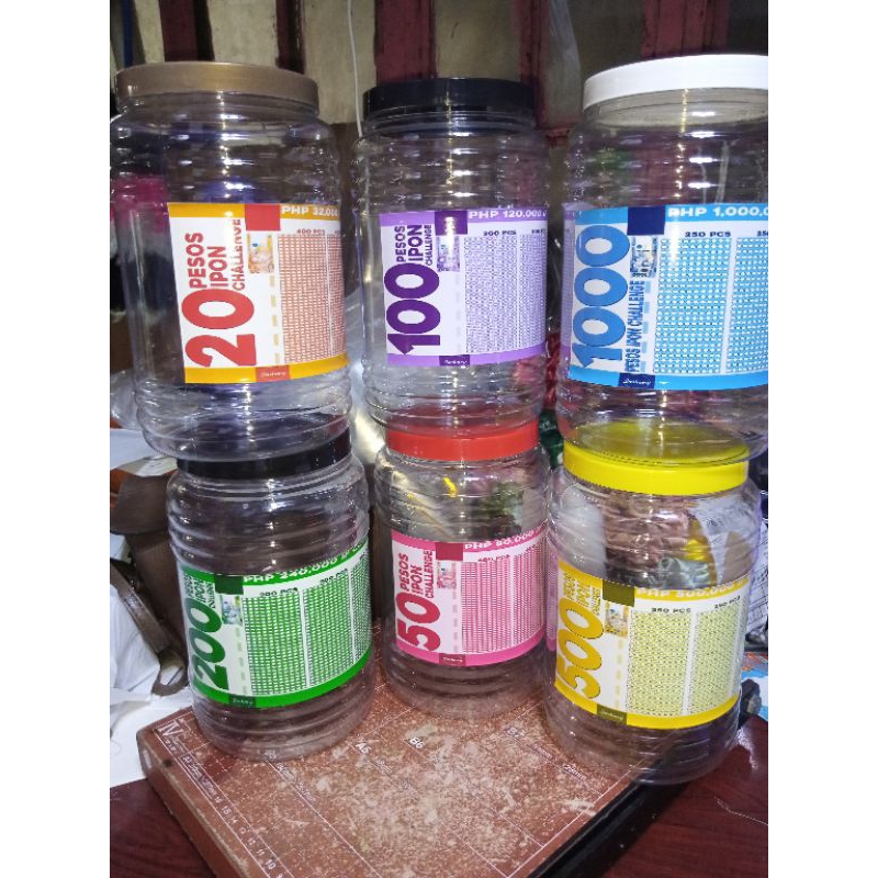 NEW VERSION PESO SENSE ALKANSYA IPON CHALLENGE/TRANSPARENT JAR(PHP120 ...