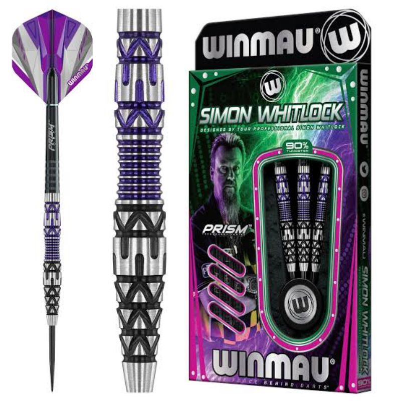 SIMON WHITLOCK [24G] SPECIAL EDITION 90% TUNGSTEN STEEL TIP DARTS BY ...