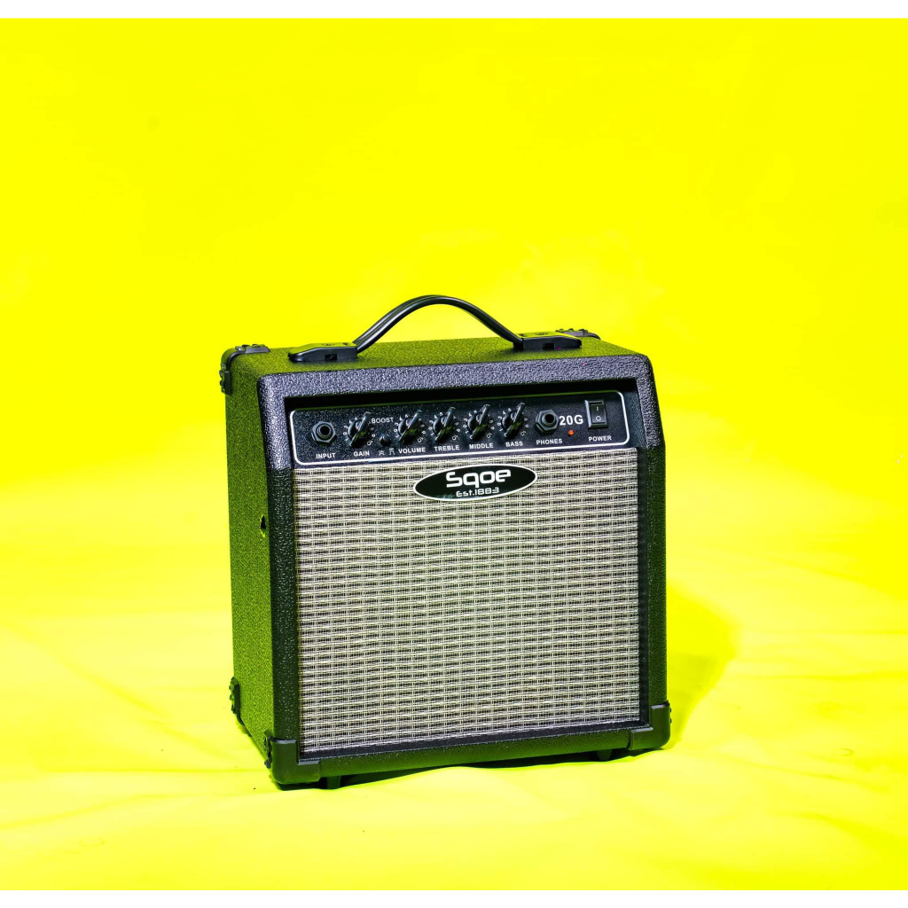 Sqoe Sultan Guitar Amplifier for Acoustic, Electric and Bass Guitars ...