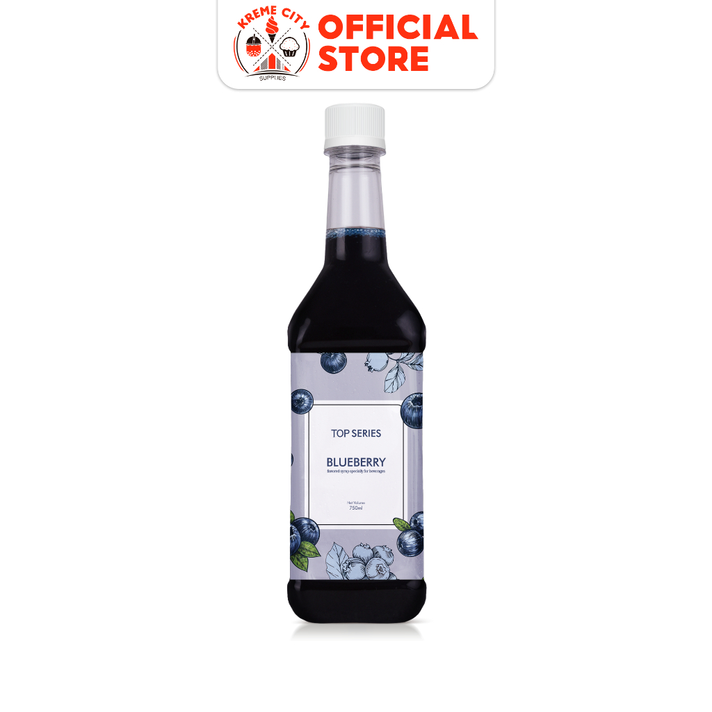 TOP Creamery Top Series Blueberry Syrup 750ml | Shopee Philippines