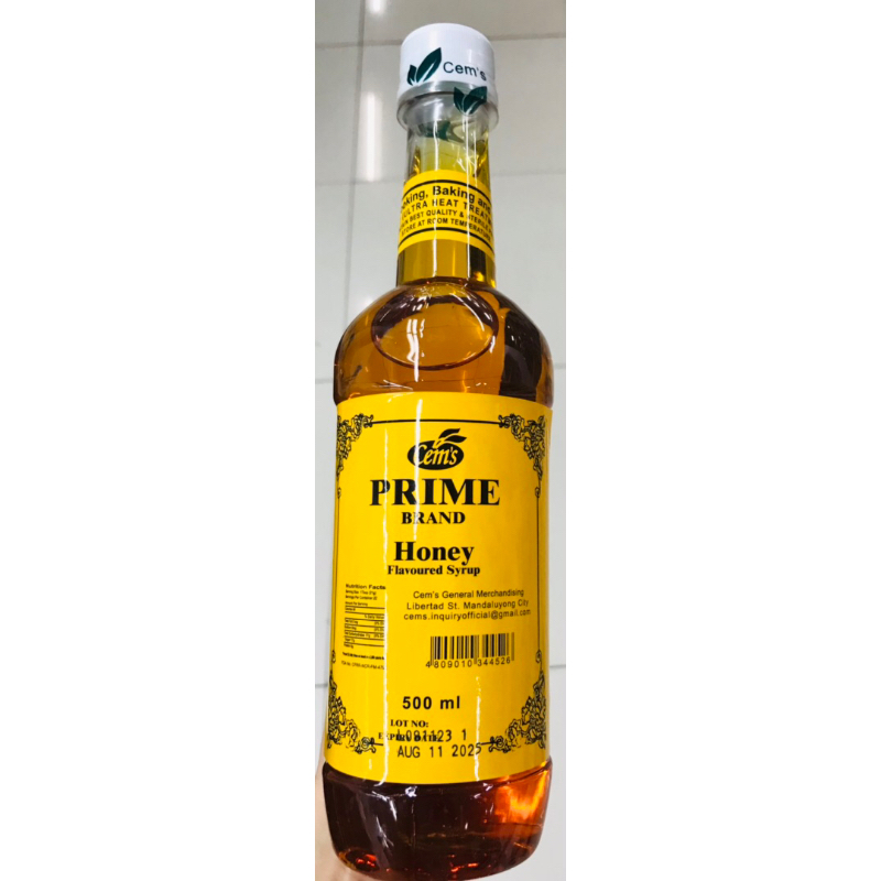 Cem’s Prime Brand Honey Flavoured Syrup 500mL For Baking, cooking ...