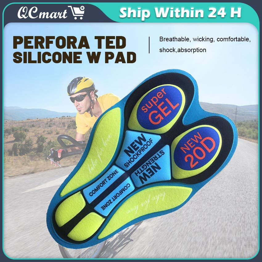 【Ship In 24H】 Men Women Cycling Shorts Cushion 3D Gel Pad Breathable ...