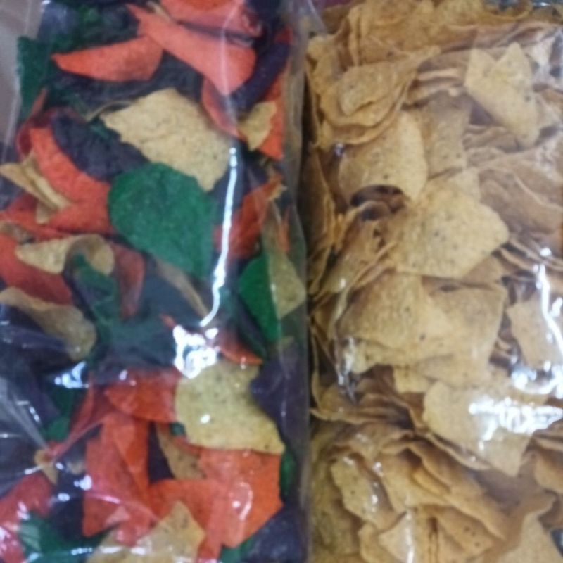 Nachos ( PLAIN LIGHT SALTED | COLORED UNSALTED) | Shopee Philippines