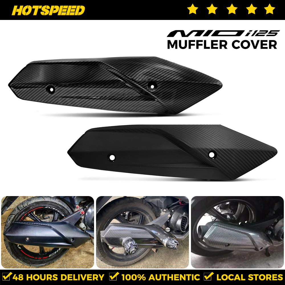 HOTSPEED Yamaha Mio i 125 Muffler Cover Heat Guard Cover For Mio Soul i ...