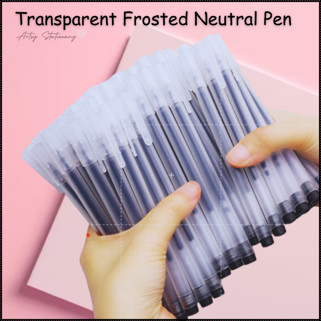 Muji Style Sign Pen Refillable Smooth Writing Ballpen Stationery 0.5mm ...