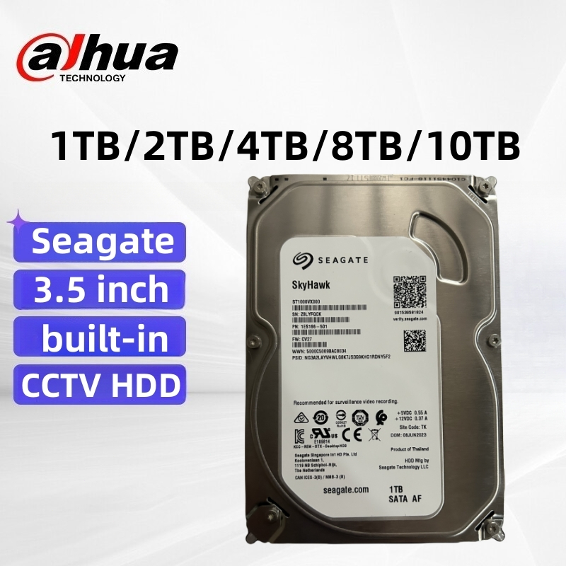 Dahua 3.5inch DVR NVR Built in HDD Seagate Original New HDD 1TB 2TB 4TB ...