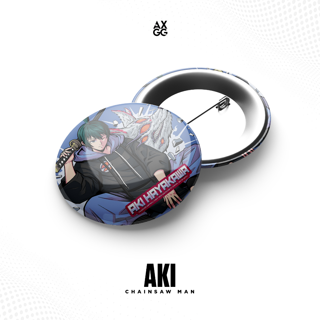 AXGG ' Chainsaw Man ' Anime Button Pins | Shopee Philippines