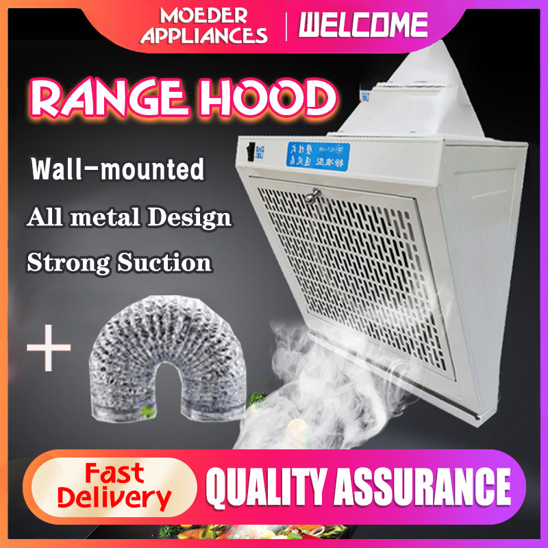 Strong suction small range hood Kitchen exhaust hood All metal ...