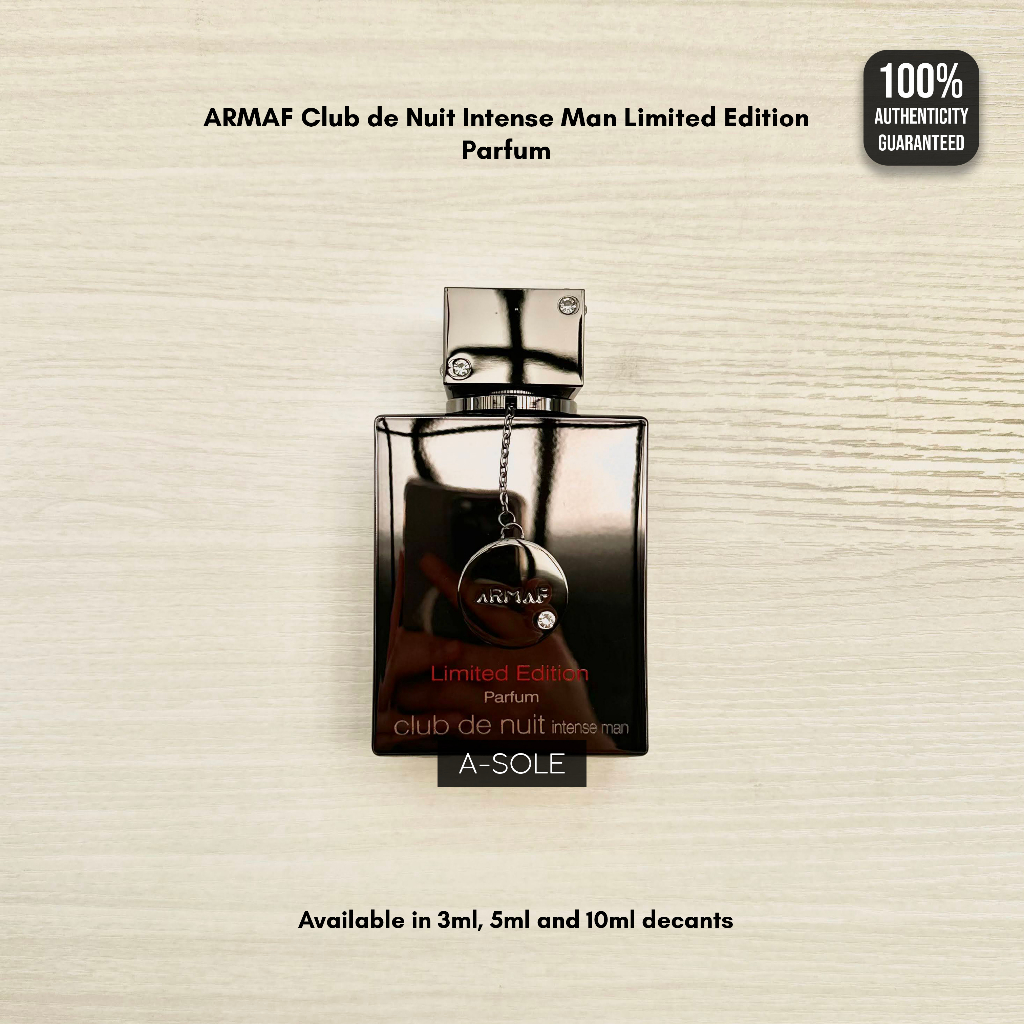 (DECANT) Armaf Club de Nuit Intense Man Limited Edition Parfum CDNIM LE ...