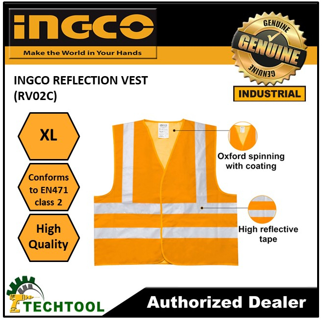 INGCO REFLECTION VEST (RV02C) | Shopee Philippines