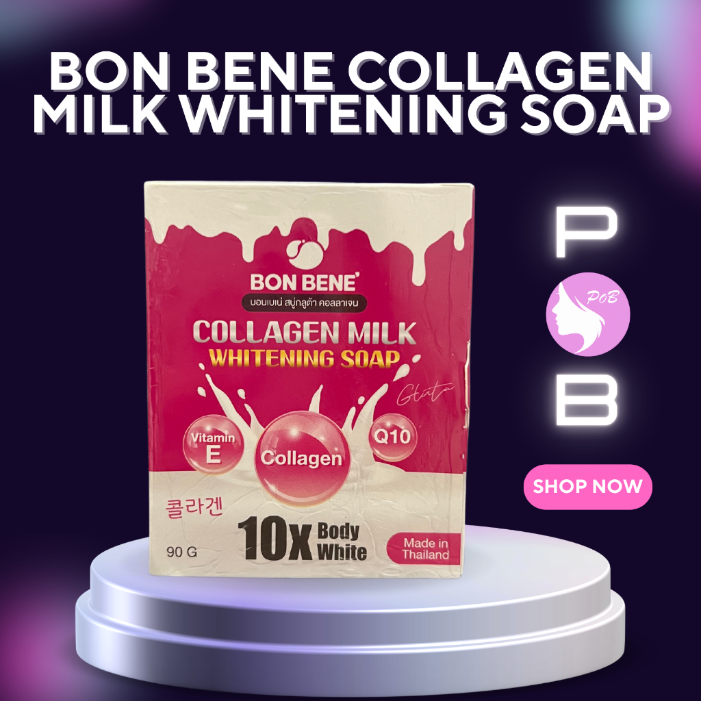 Bon Bene Collagen Milk Whitening Soap | Shopee Philippines