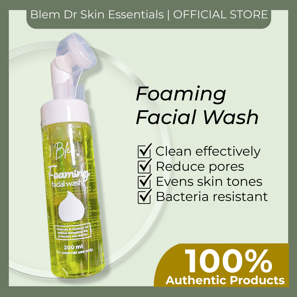 Blem Dr Foaming Facial Wash 200ml with Cooling Effect and Whitening ...