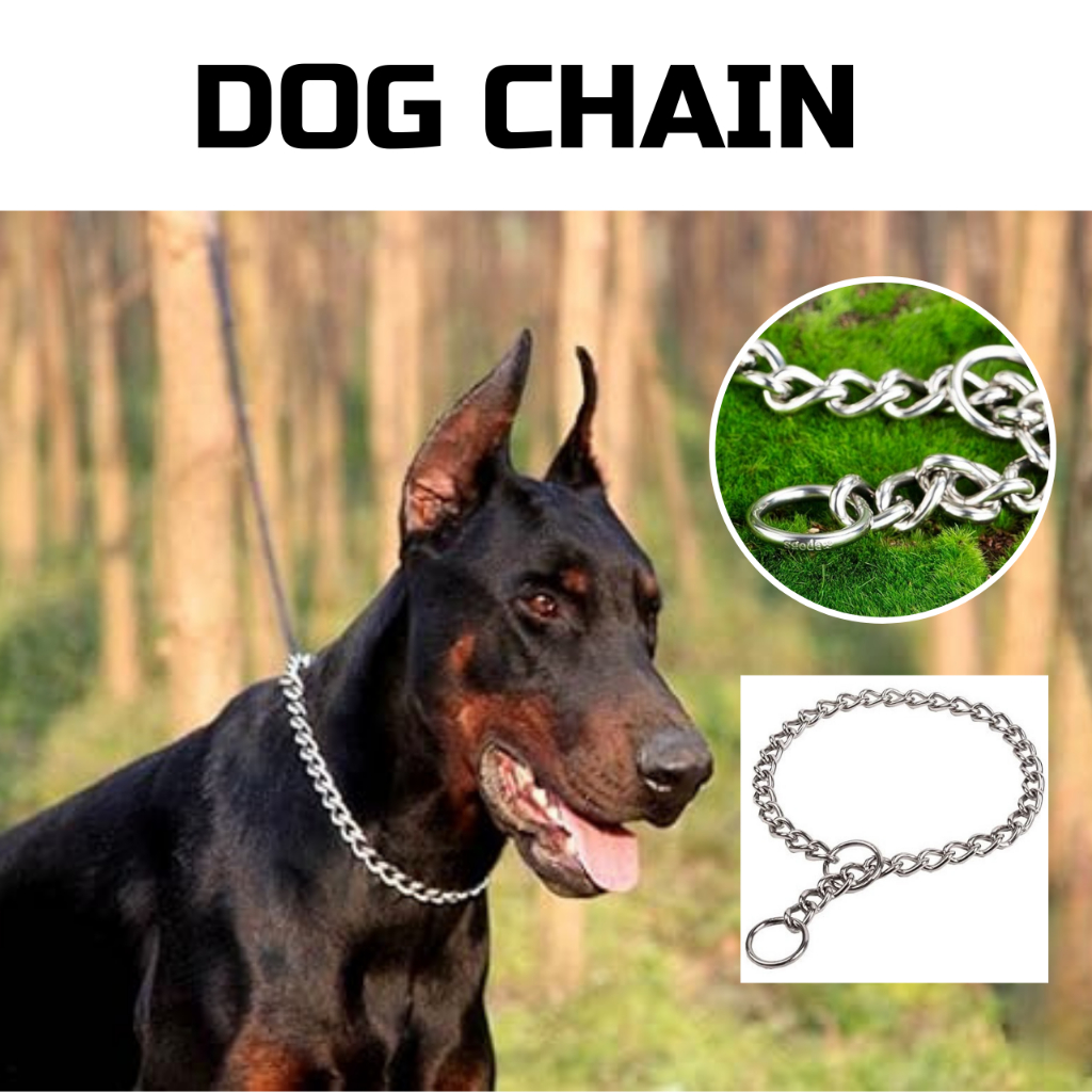6 sizes Heavy Duty Dog Chain Necklace Pet Supplies Metal Dog Chain ...