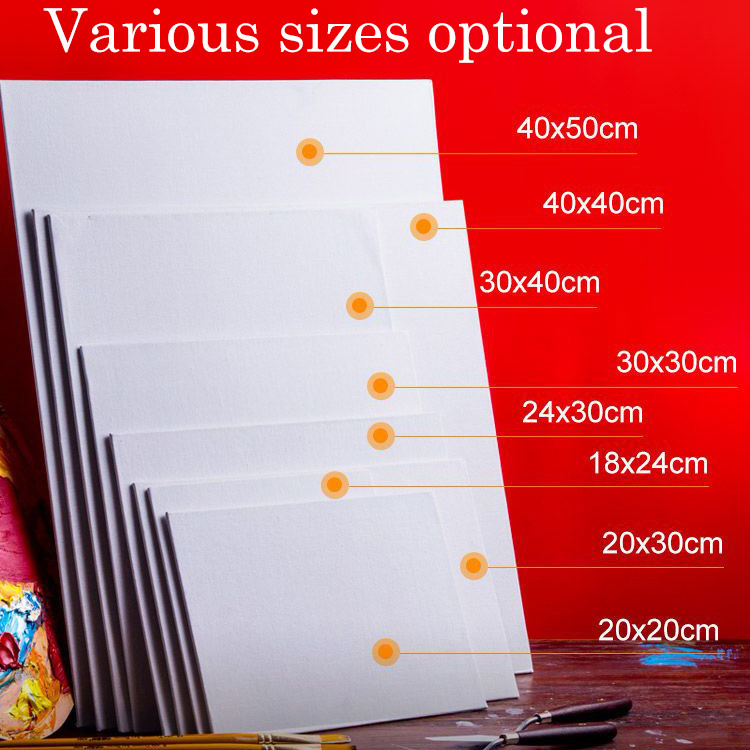 Ultrathin Painting Canvas Panel Board Deep Super Value Pack for Oil ...