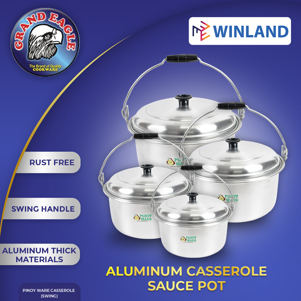 Grand Eagle by Winland Pinoyware Aluminum Casserole Sauce Pot Heavy ...