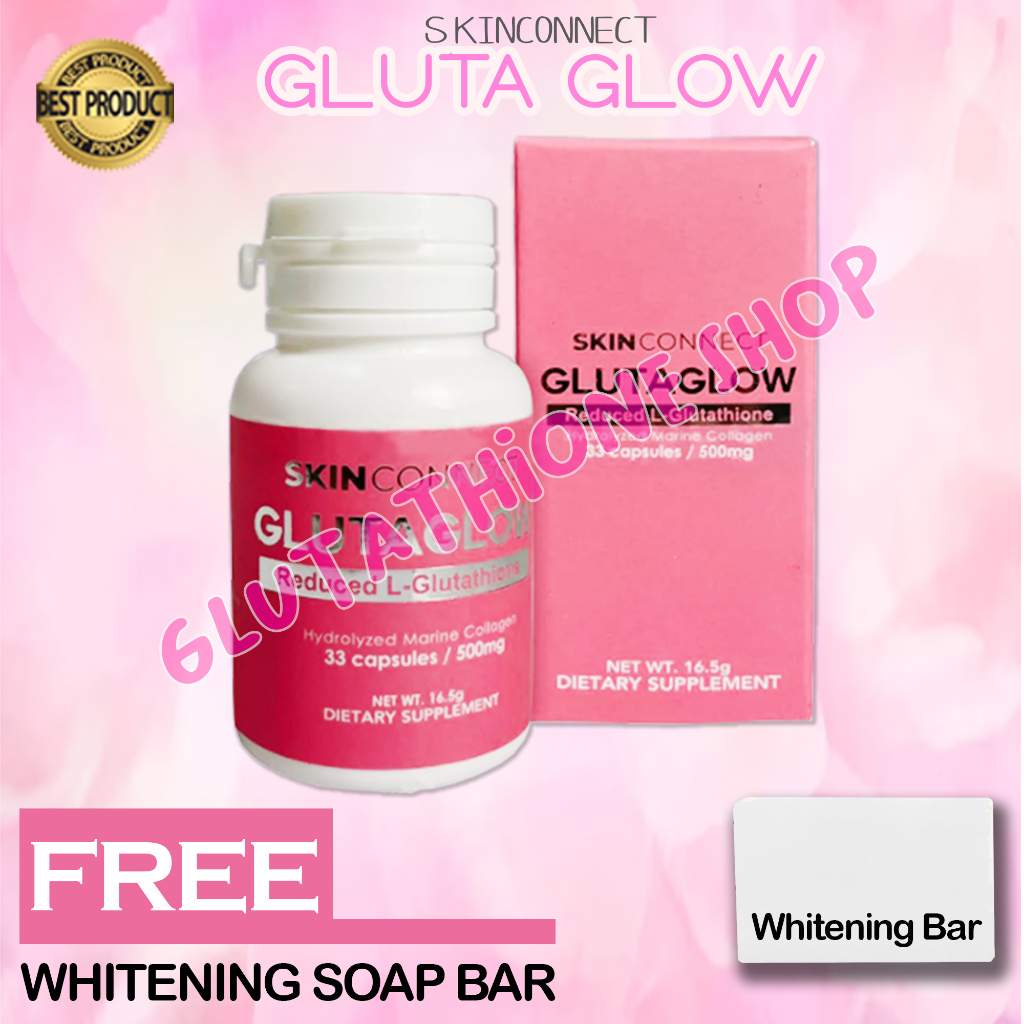 Gluta Glow Skin Connect - (Glutathione, Collagen, Vitamin C, Vitamin E ...