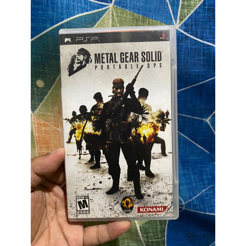METAL GEAR SOLID PORTABLE OPS PSP ORIGINAL GAMES | Shopee Philippines