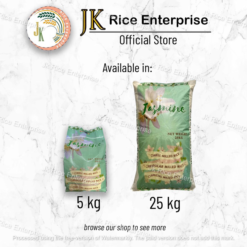 JASMINE PREMIUM RICE 25KG (PREMIUM QUALITY RICE) | Shopee Philippines
