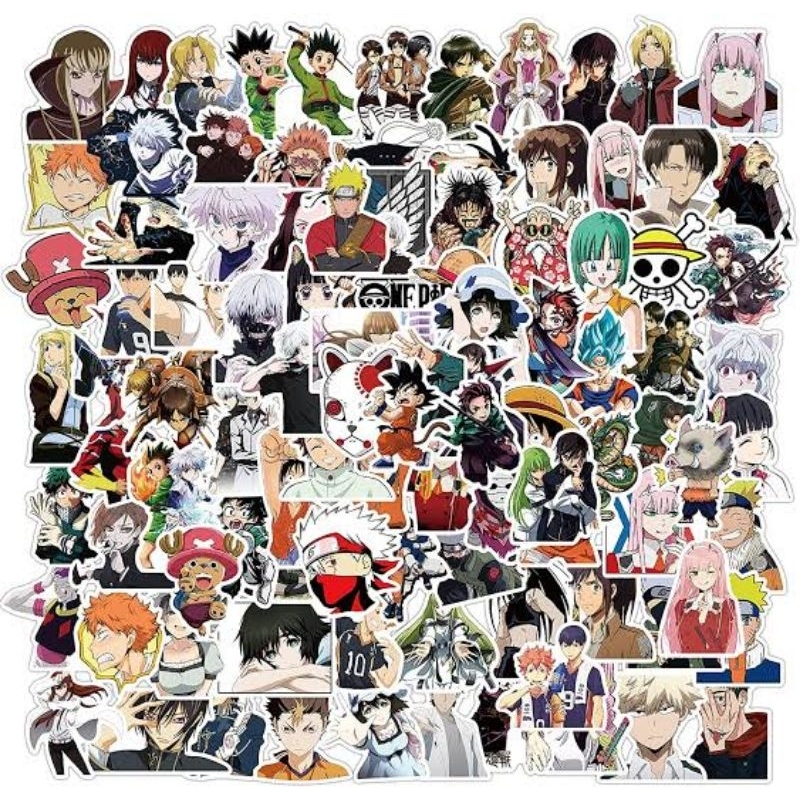 50pcs Random Anime Stickers | Shopee Philippines
