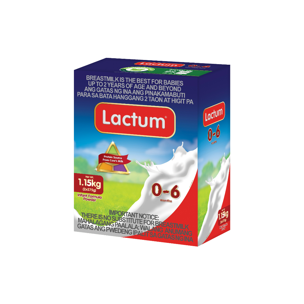 LACTUM Infant Formula Powder for 0-6 Months Old 1.15kg | Shopee Philippines