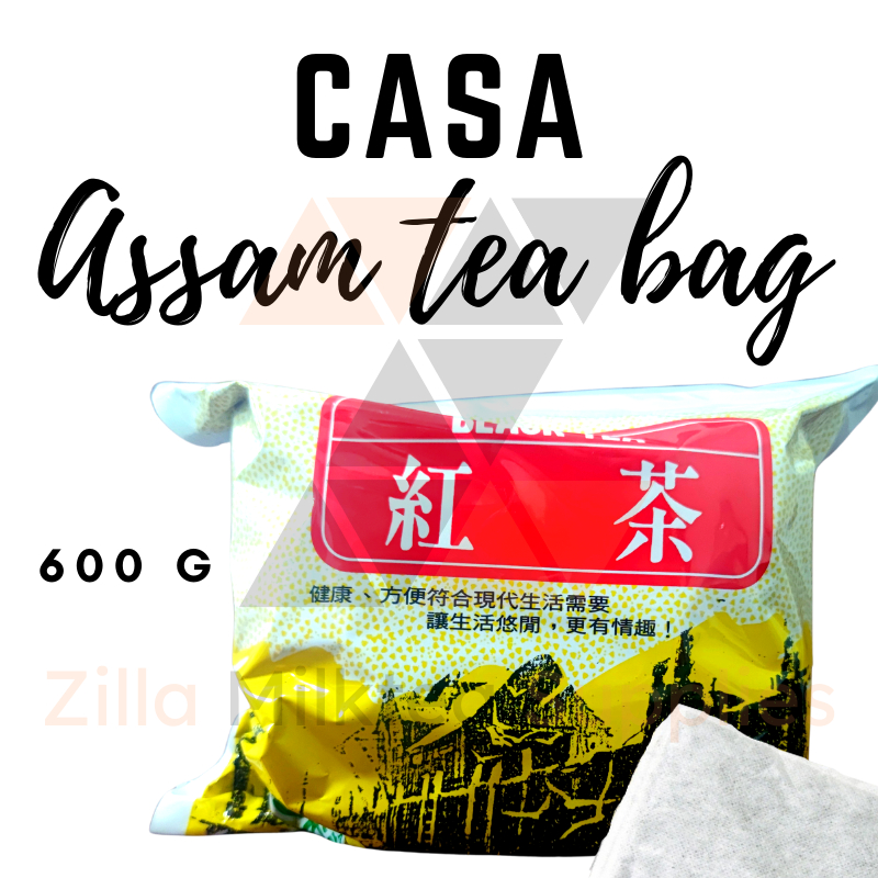 CASA Assam Black Tea, Jasmine Green Tea 600g tea bags for Milktea, Milk ...