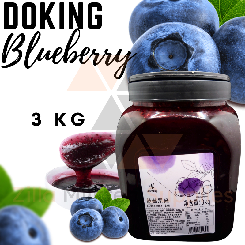 Doking Blueberry, Strawberry, Mango Jam for Milktea, Milk Tea, Fruit ...