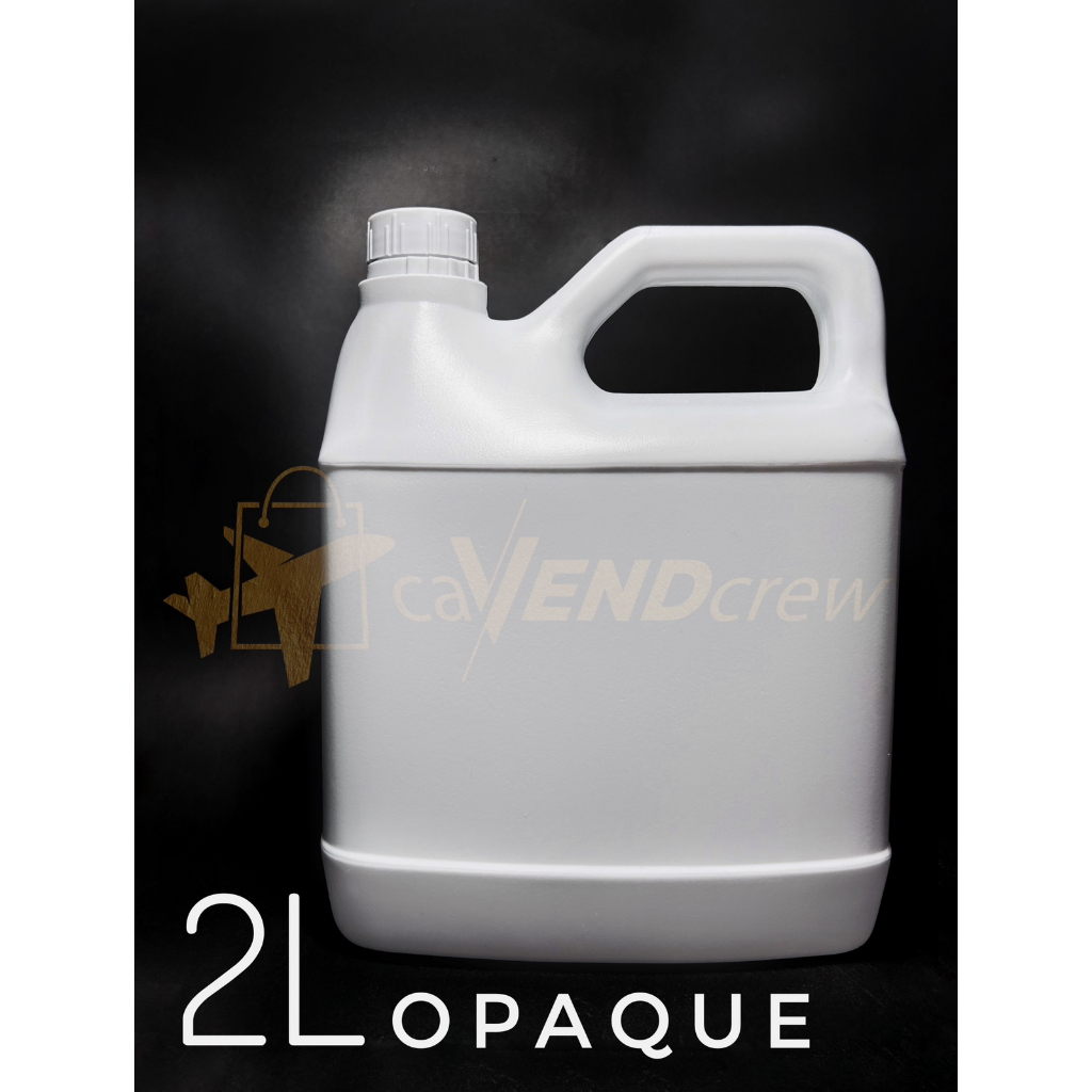 2 Liters Jerry Bottle | 2L Natural | 2L Opaque | HDPE | Plastic ...