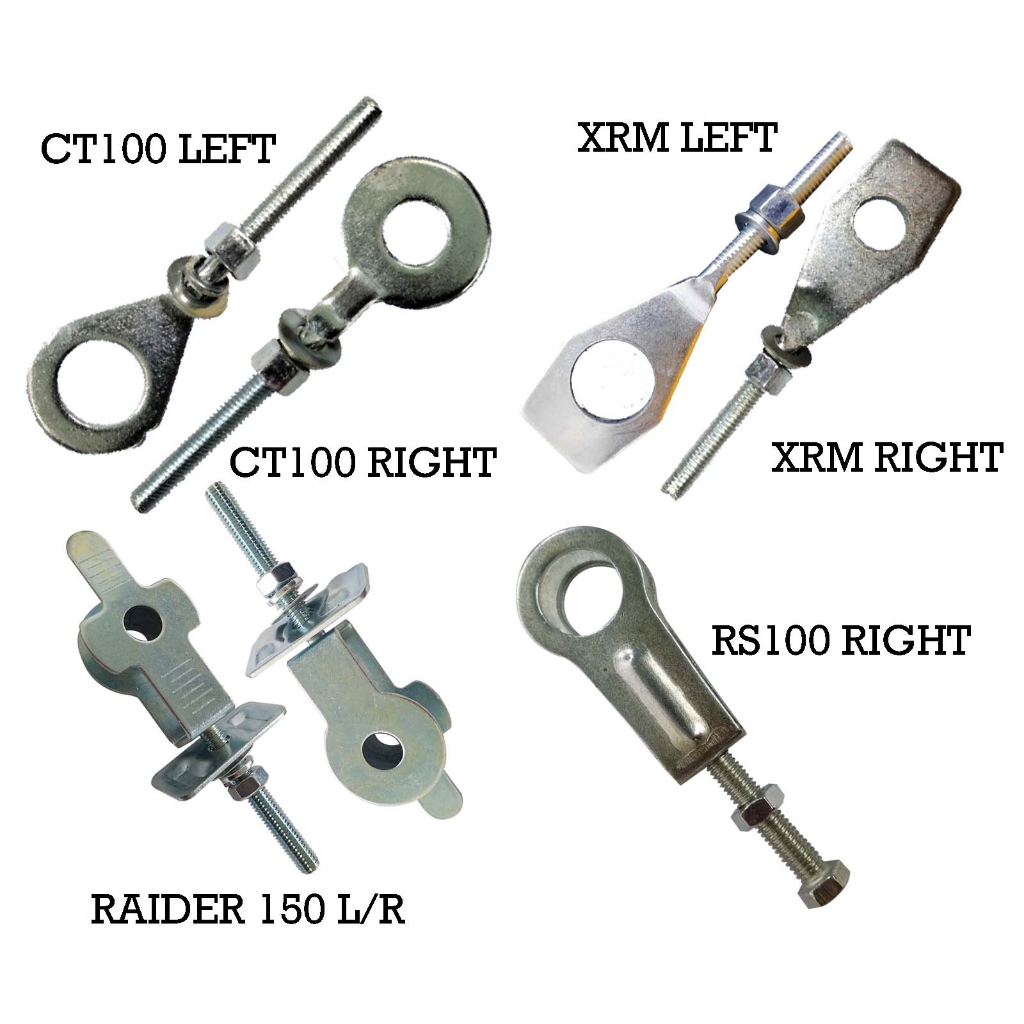 Motorcycle CHAIN ADJUSTER FOR XRM/CT100/HD3/RS100/STX/RAIDER 150/SMASH ...