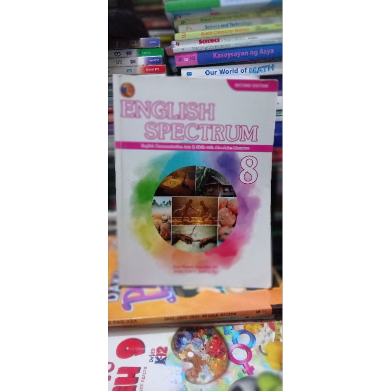 ENGLISH SPECTRUM GRADE 8 (SLITELY USE) | Shopee Philippines