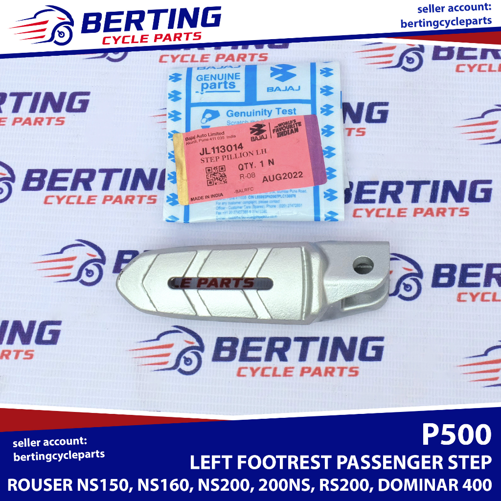 LEFT FOOTREST PASSENGER STEP Rouser NS150 NS160 NS200 200NS RS200 ...