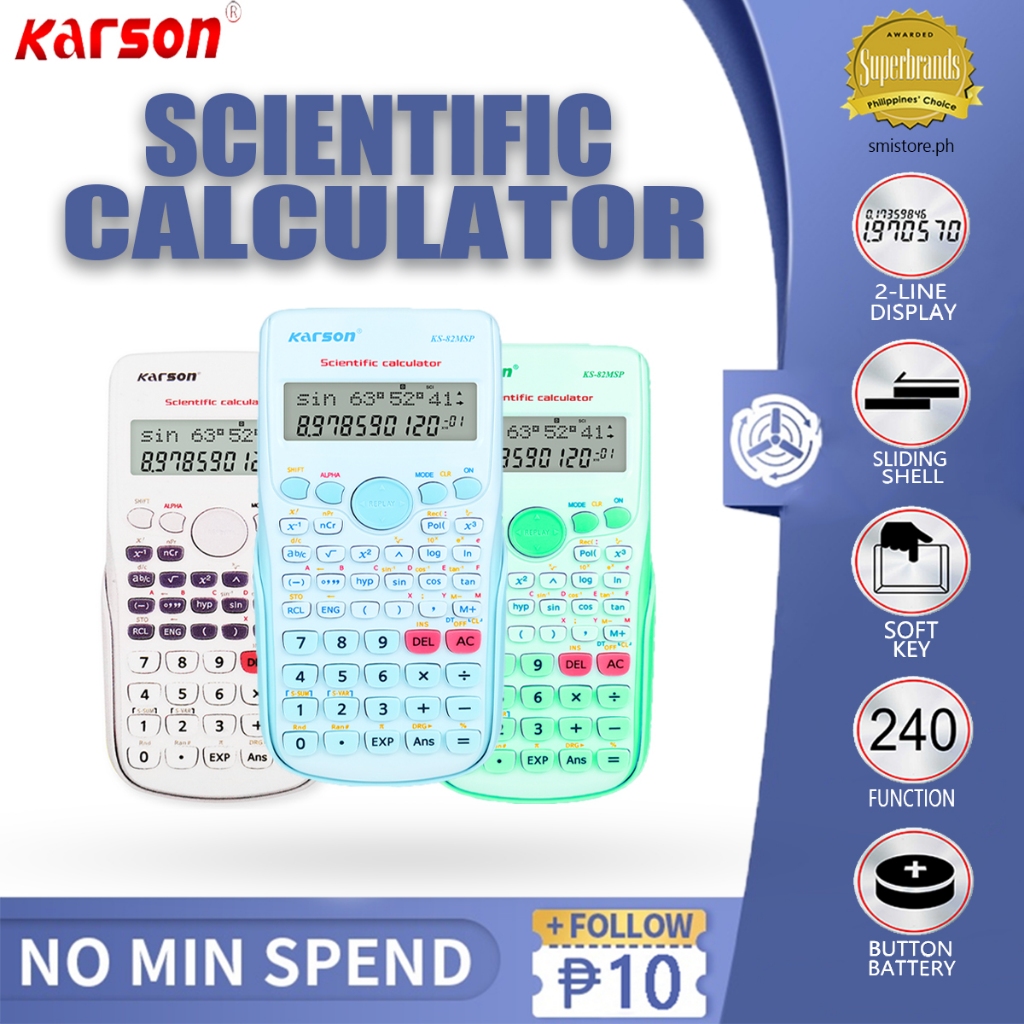 Karson Scientific Calculator Learning Calculator Multifunction Large ...
