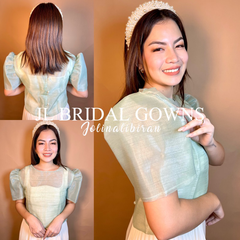 Filipiniana loose crop top - kimona top traditional wear | Shopee ... Filipiniana loose crop top - kimona top traditional wear | Shopee ...